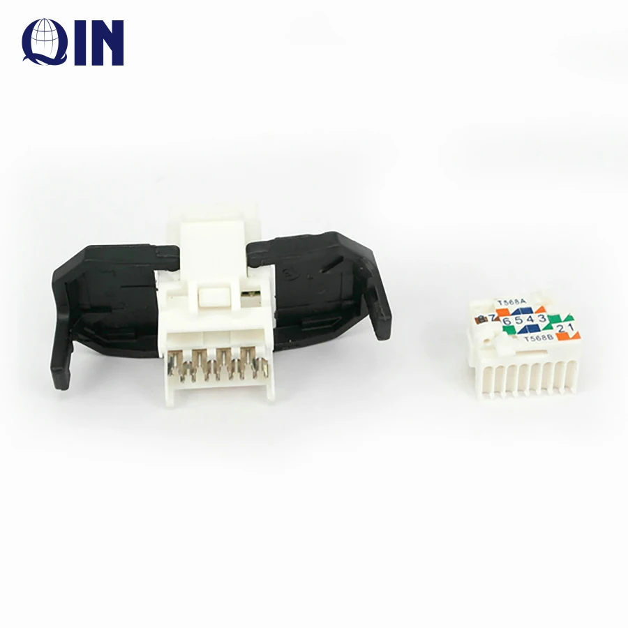 Ock6u8 180 Grados Cat6 Rj45 Módulo Jack Cat5/cat 6 Keystone Jacks 3m ...