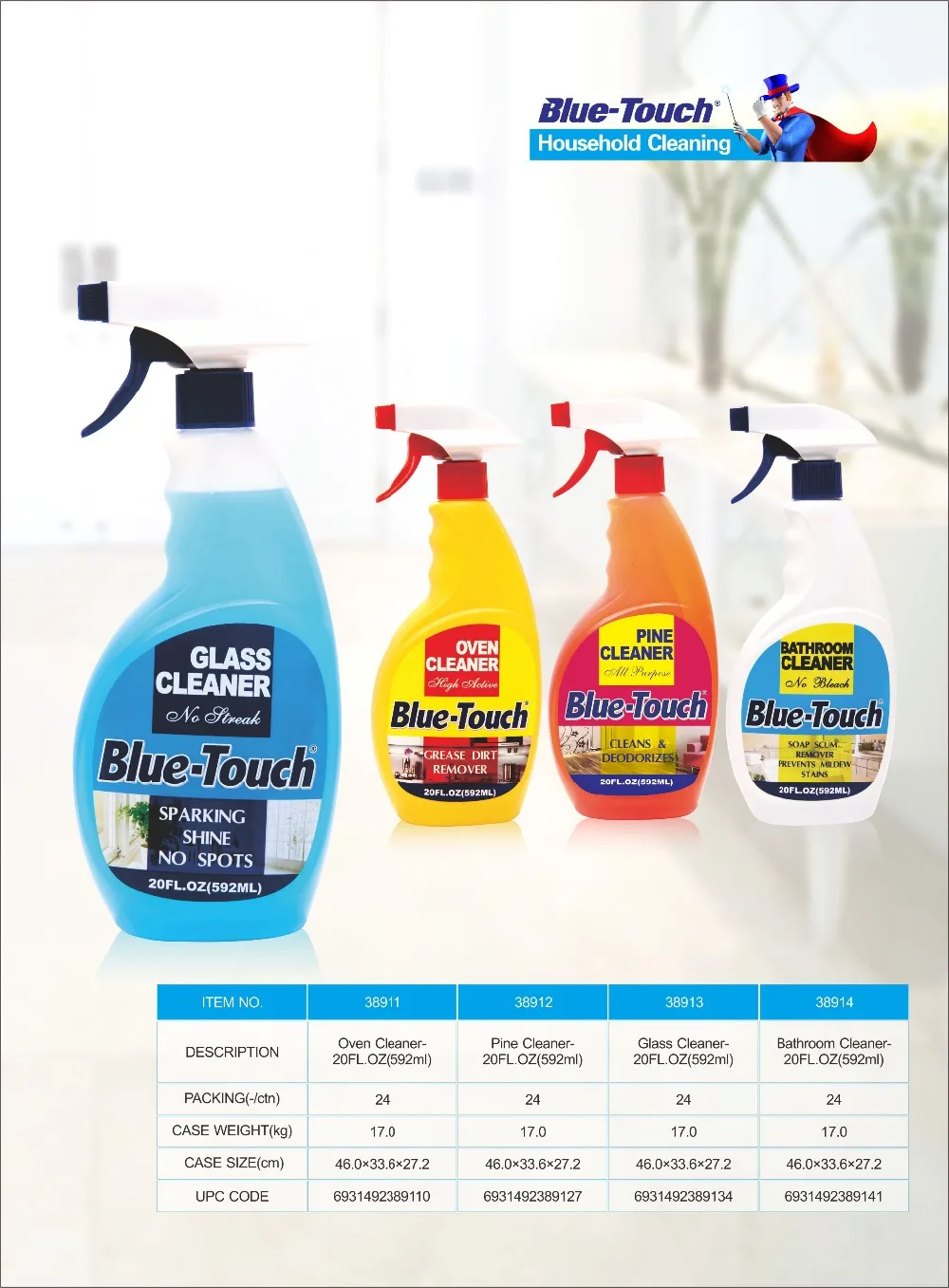 Blue Touch Wholesale Mirror Clening Glass Cleaning Window Cleaning ...