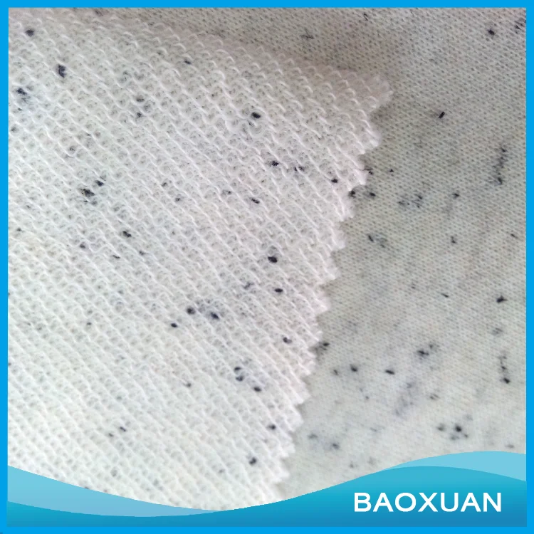 65%polyester 35%cotton 240gsm Nep Yarn French Terry Fabric - Buy French ...