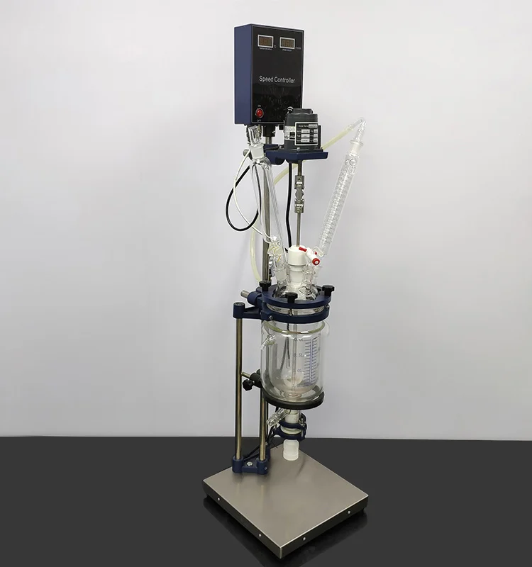 Jacket Heating 5l Bioreactor Lab Glass Tubular Reactor - Buy Tubular ...