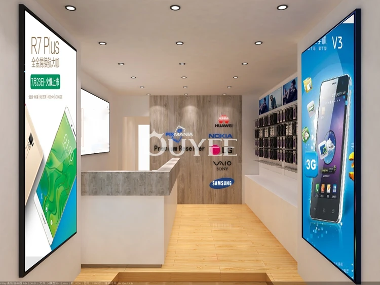 Hot Sale Mobile Phone Shop Interior Design with Display Furniture