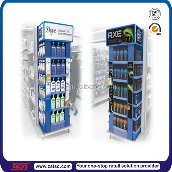 Custom Shopping Mall Pos Shampoo Display Rack - Eco-friendly