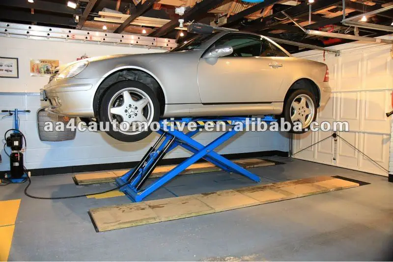 AA4C Car Lift - Portable Scissor Lift for Auto Maintenance