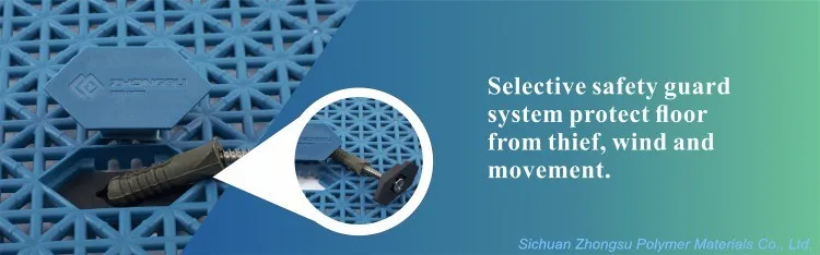 Outdoor/indoor Rubber Plastic Flooring for Futsal & Basketball