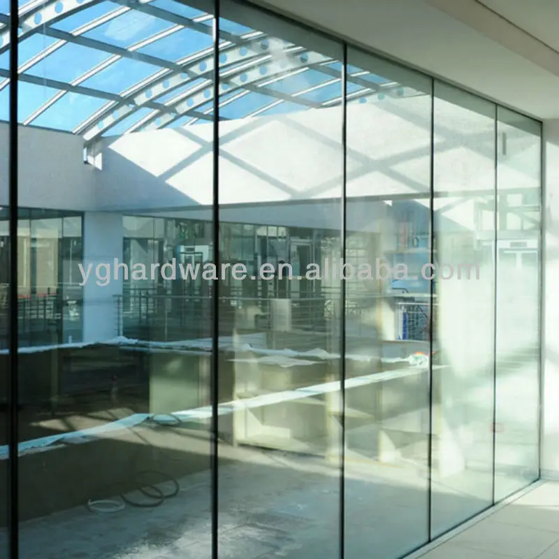 High Wall Glass Partition For Shopping Center - Buy Glass Partition ...