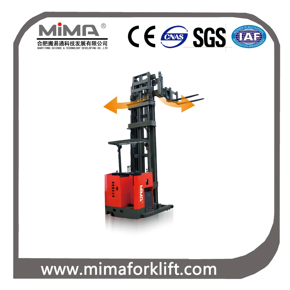 Mima Racking Truck With Telescopic Forks Vna Electric Forklift - Buy ...