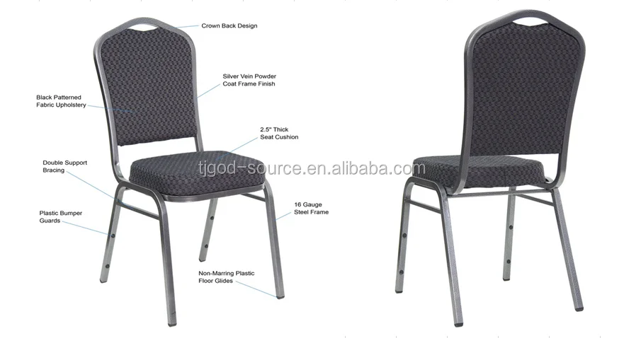 Wholesale Used Cheap Hall Wedding Hotel Metal Stackable Banquet Chairs ...