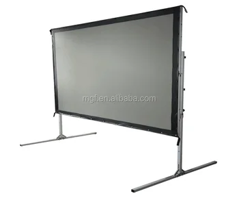 Portable Hd Transparent 4k Fast Fold Screen Rear Projection 165"16:9 ...