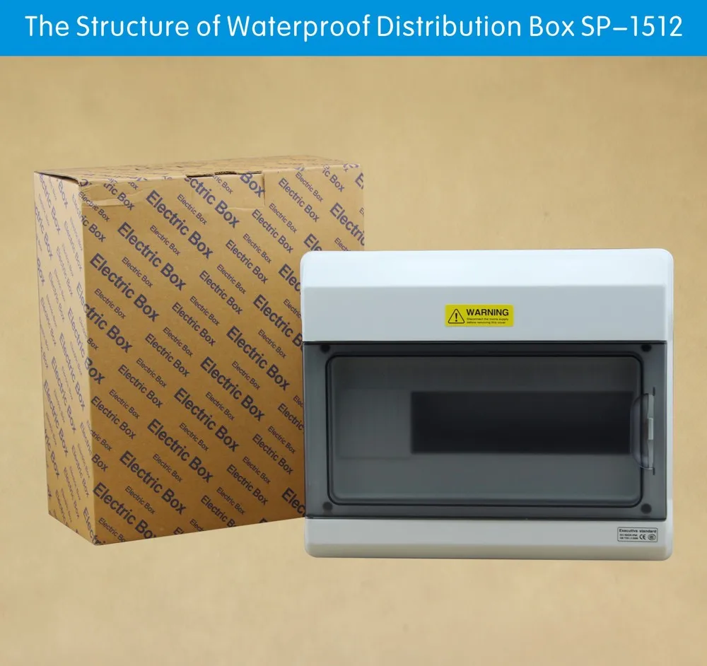 Saip/saipwell 230*273*110mm 12 Way Circuit Breaker Box Plastic ...