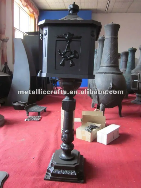 Durable Cast Iron Mailbox with Weather-Resistant Finish