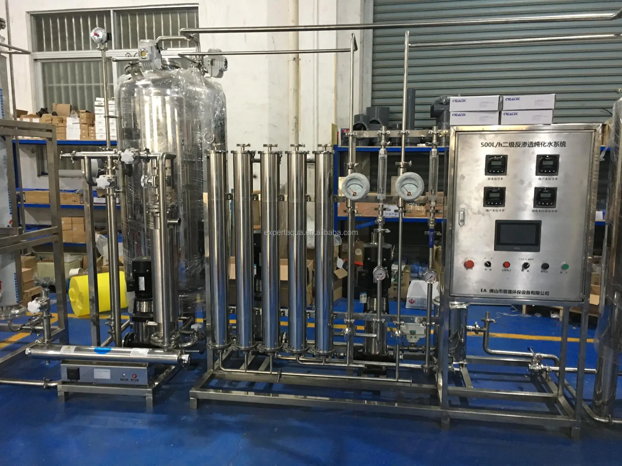 Usp/gmp Pharmaceutical Water Treatment Plant Wfi Water For Injection ...