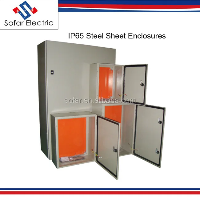 Sheet Steel Cabinets 400x300x200 Mm With Door Ip66 Incl. Chassis Plate ...