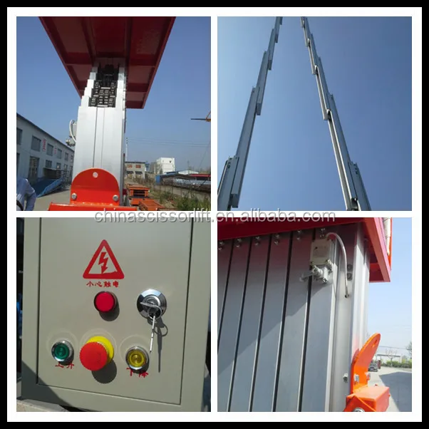 High Rise Window Cleaning Equipment Telescopic Hydraulic Man Lift - Buy ...