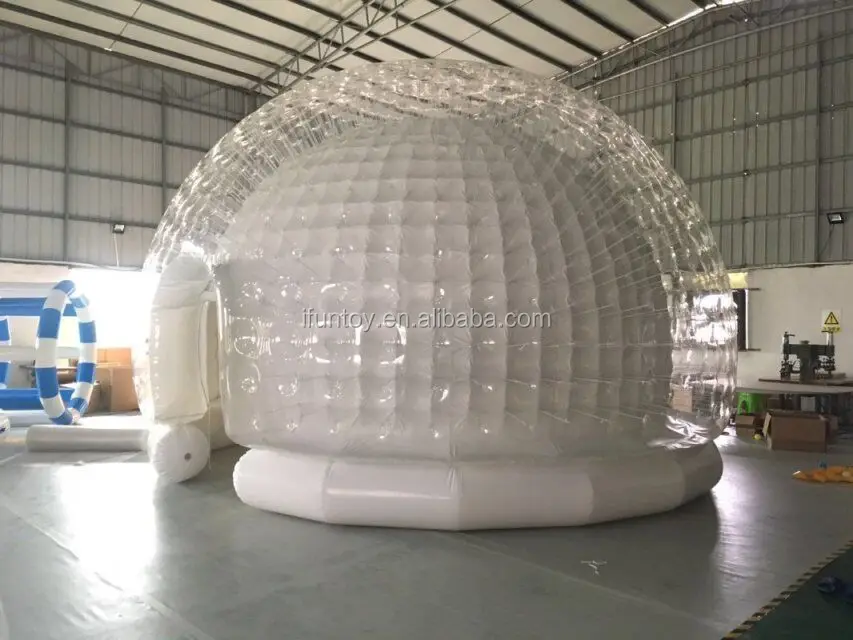 Giant Inflatable Swimming Pool Cover Tent/clear Inflatable Bubble Dome ...