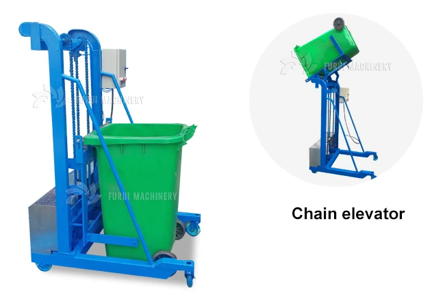 Popular Electric Bin Lifter/trash Cans Lift Machine - Buy Electric Bin ...