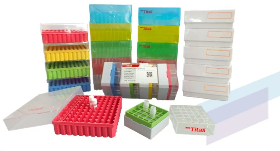 Cryogenic Vial Storage White Cardboard Freezer Box 100 Well - Buy Box ...