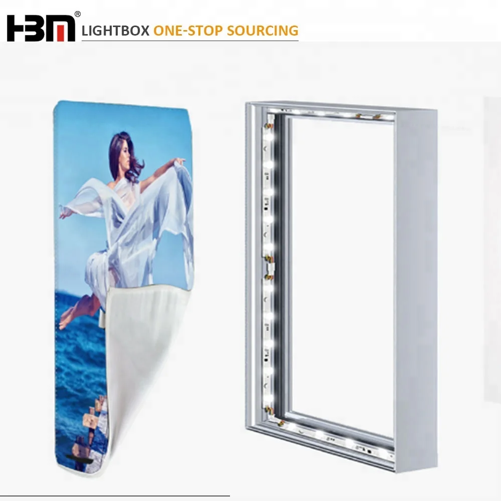 Stretch Hanging/floor Stand Lightbox Aluminum Profile Led Backlit Dye ...