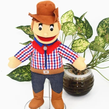 Custom Fashion Stuffed Cowboy Plush Hand Puppet Doll Toy - Buy Custom ...
