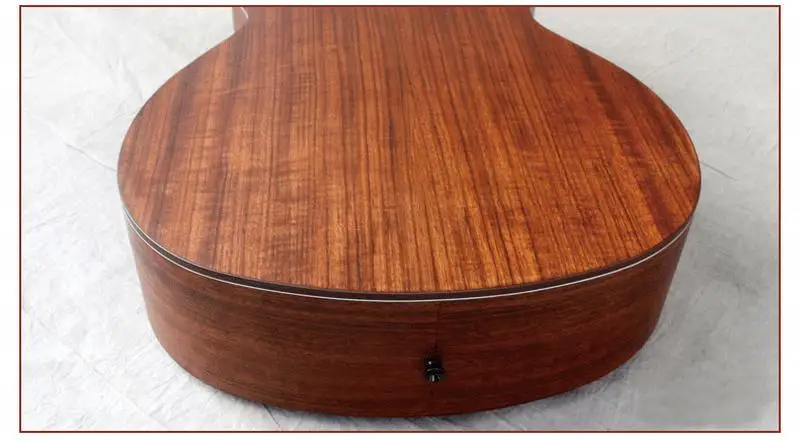 Eastun Steel Metal Chrome Headmachine Rosewood Fingerboard Guitar