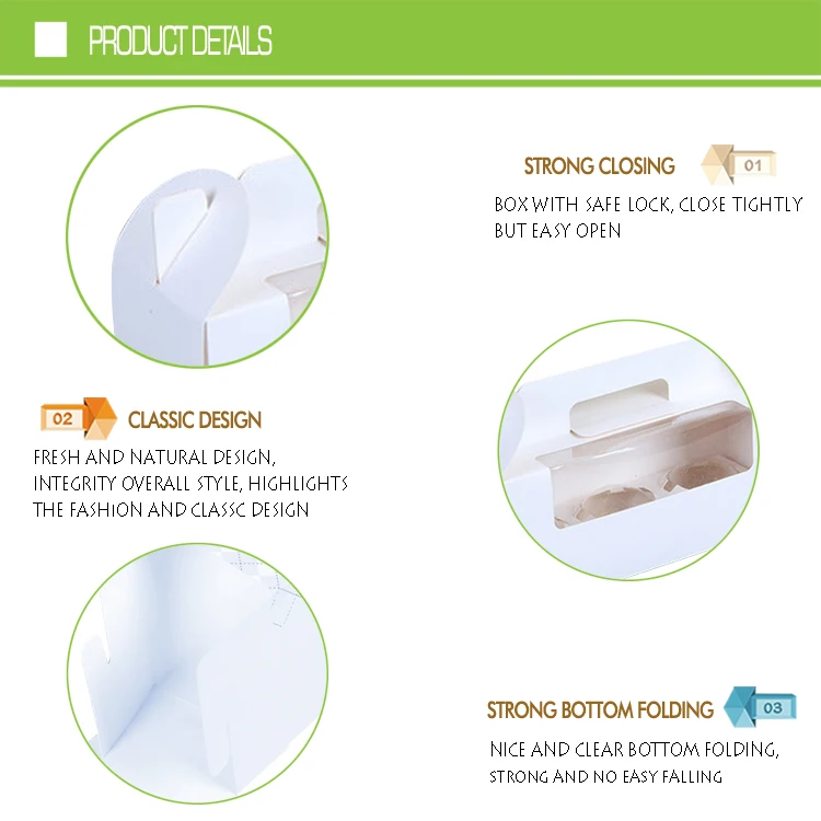 Accept Customize See Through Packaging Box For 6 Pcs Cupcake - Buy See ...