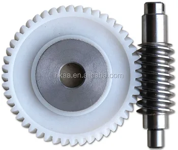 Nylon/plastic Worm Gear And Gear,Worm Shaft And Worm Wheel - Buy Worm ...