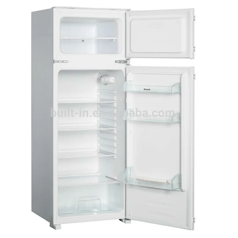 54cm Built-in Double Door Fridge - 220L with Four Star Freezer