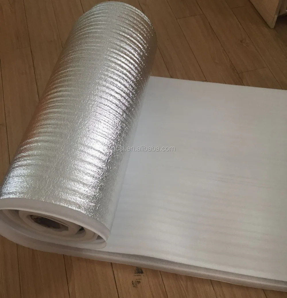 Heat Resistant Sound Aluminum Foil Backed Epe Foam Insulation Alu Foil ...