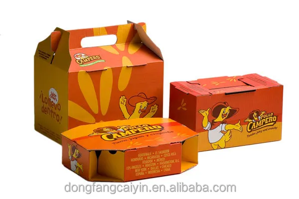 Folding Paper Roasting Chicken Box - Buy Fried Chicken Boxes,Paper ...