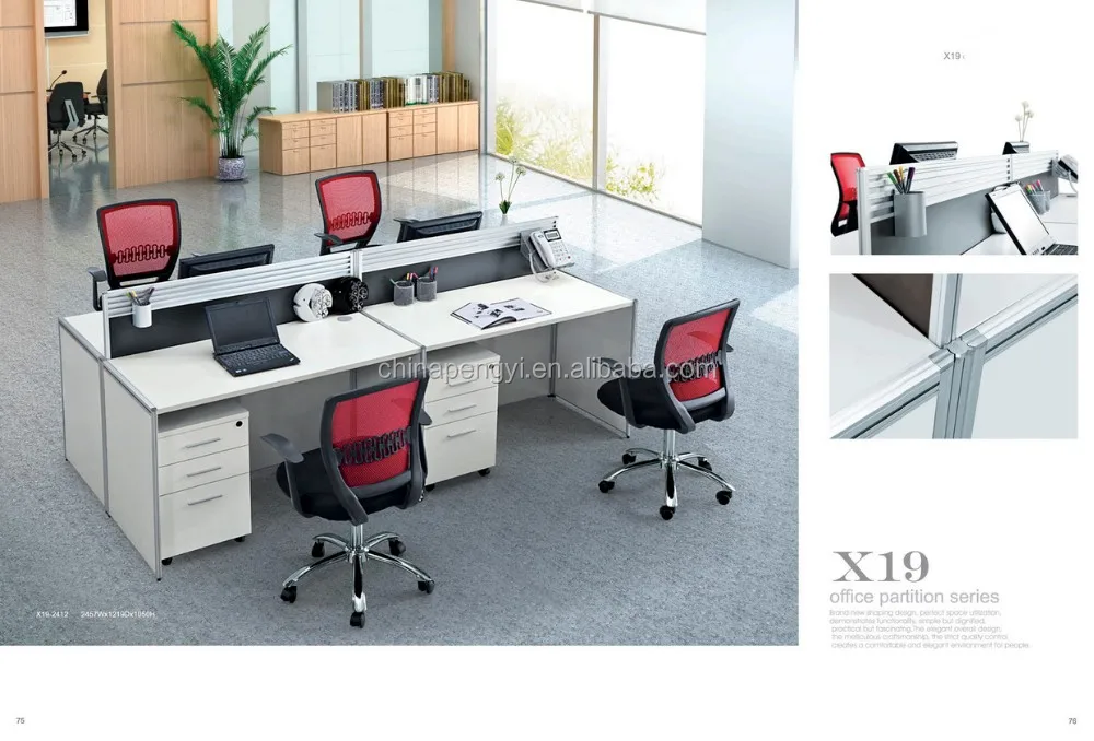 Latest Design Office Furniture Design Staff Tables,Clerk Desks,Work ...