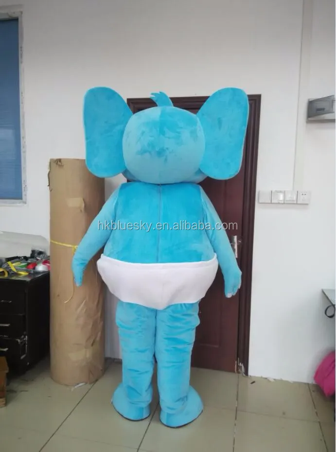 Customized Elephant Character Mascot Custom Elephant Mascot Costume For ...