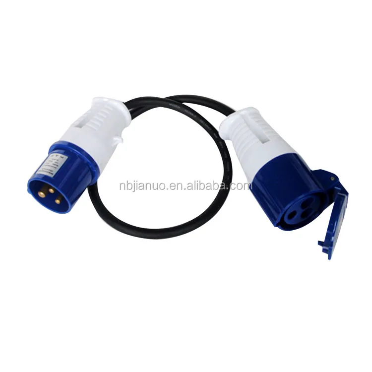 230V IEC 60309 Plug and Socket Industrial Extension Cords