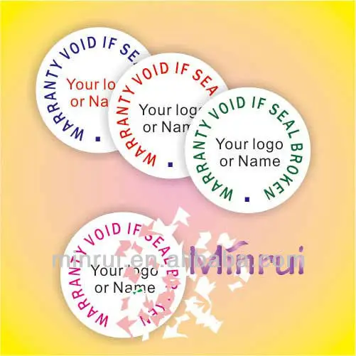 Custom Tamper Evident QC Pass Seals - Anti-counterfeit