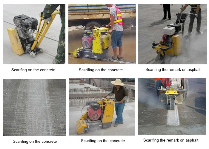 Durable 255mm Concrete And Screed Asphalt Road Milling Machine ...