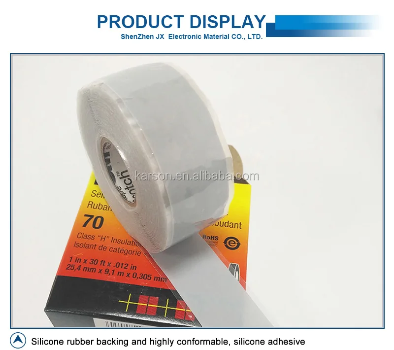 3M Tape 70 - Self-Fusing Silicone Rubber Electrical Tape