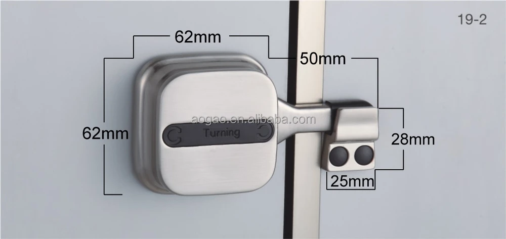 Toilet Partition Cubicle Fashional Door Lock Back - Buy High Qulity ...