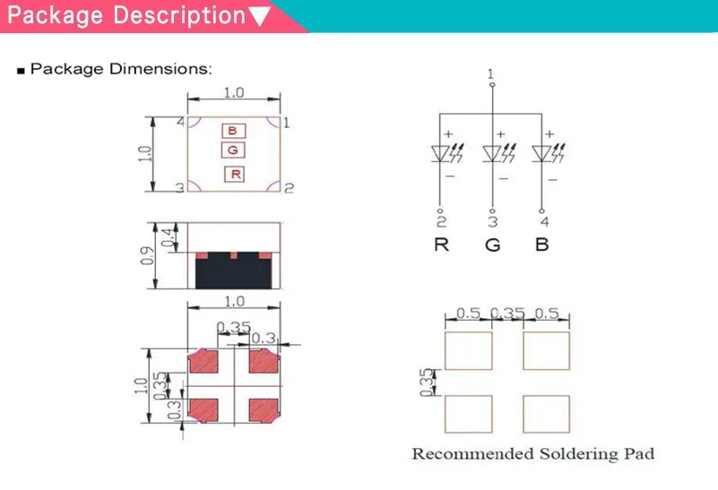 Allight Smd 1010 Rgb Led Tricolor - Buy Smd 1010 Rgb Led Tricolor,Smd ...