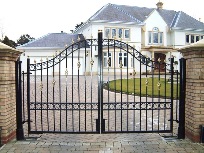 Simple Pipe Gate Designs Residential Sliding Iron Main Gate