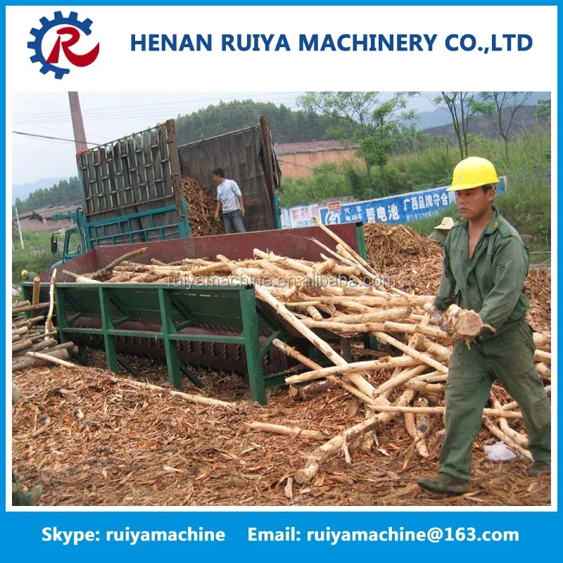 Good Performance Wood Tree Debarker/wood Log Bark Stripping Machine ...