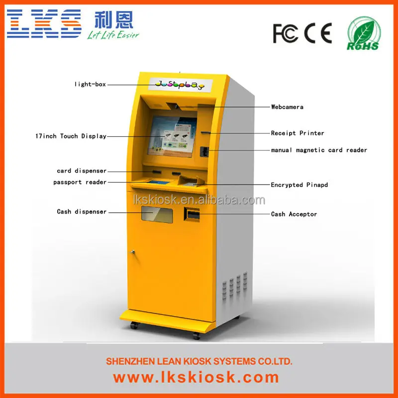 Lks Coin-operated Kiosk With Printer - Buy Coin-operated Kiosk With ...
