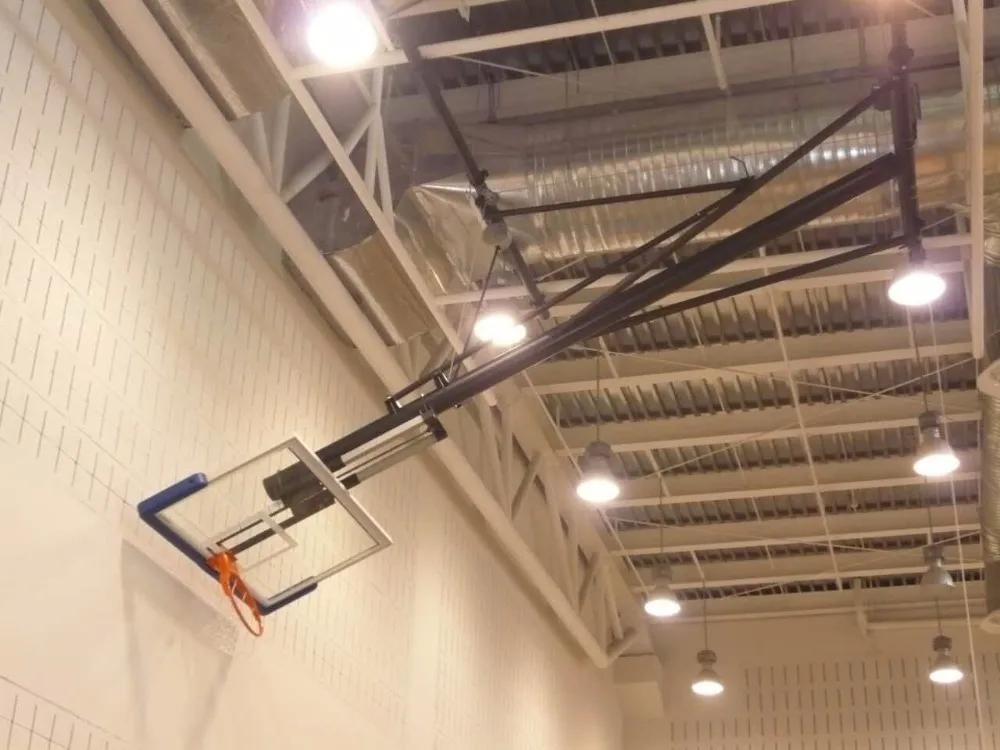 Electric Folding Ceiling Mounted Basketball Backboard Stand - Buy ...