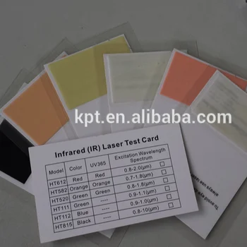 800-20000nm (0.8-2um) Infrared Ir Laser Detection Card,Double Frequency ...