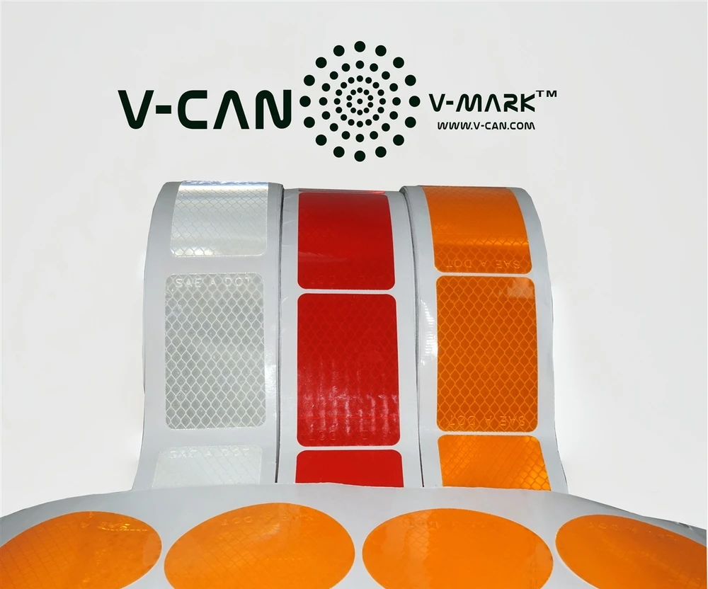Flexible Rectangle/round Reflector,Sae Marking Reflective Tape,Easy ...