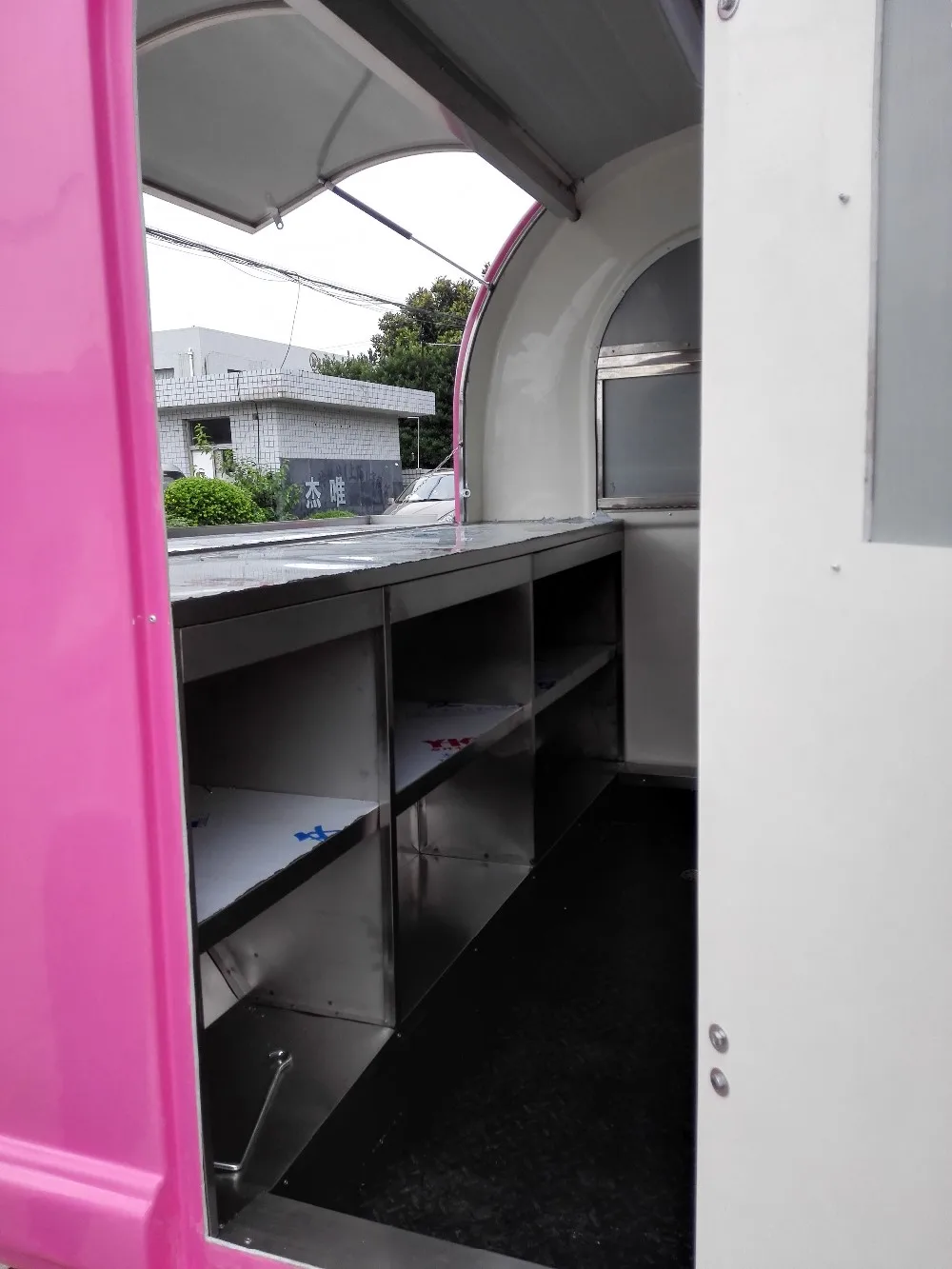 Mobile Food Trucks Portable Restaurant Cart Concession Stand Trailer ...