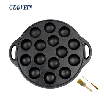 Round Poffertjes Dutch Cast Iron 15 Cup Mini Pancake Pan - Buy ...