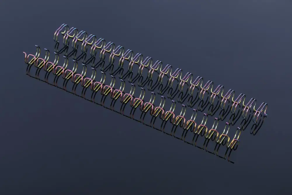 Boya Hot Spiral O Double Loop Binding Wire Twin Ring Loop Wire For Book Binding - Buy Double ...