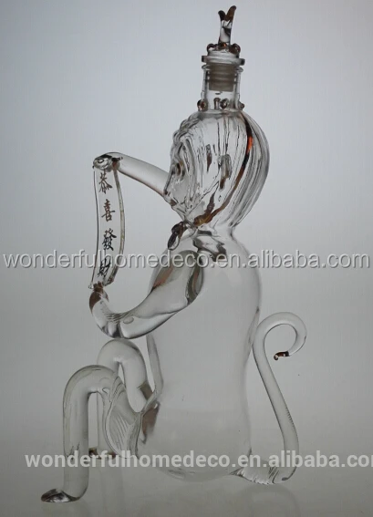 Handmade Monkey Bottle Unique Shaped 500ml Wine Glass Bottles - Buy ...