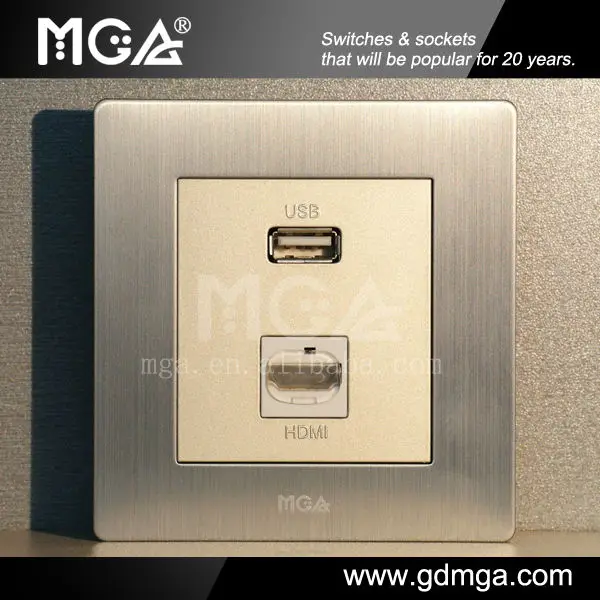 Hdmi Wall Socket With Usb Port - Buy Wall Socket With Usb Port,Usb ...