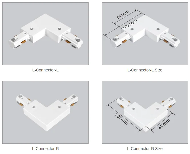 Luminaire Aluminum Guide Rails 3 Lines Led Track Rail- 1meter/1.5m/2m ...