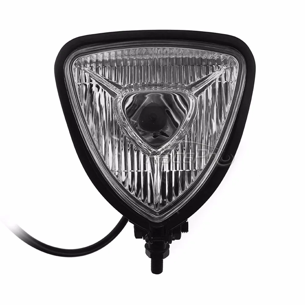 12v H4 35w High / Low Beam Triangle Motorcycle Headlamp Light For ...