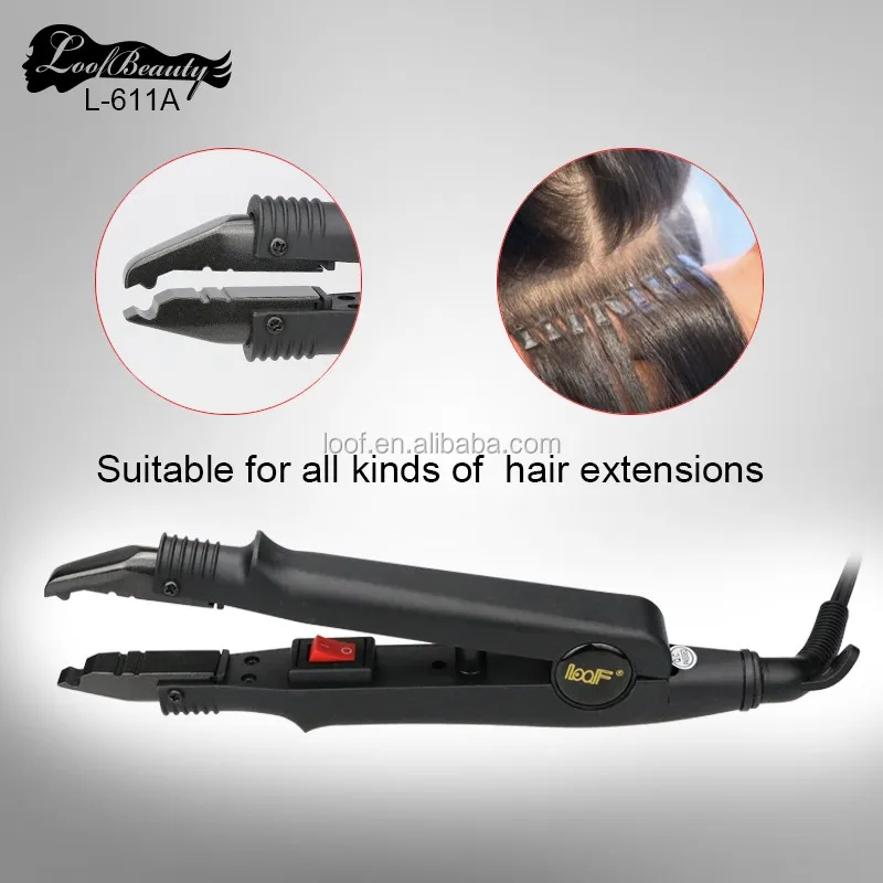Cold Fusion Ultrasonic Hair Extension Machine/connector/iron/ Prebonded ...